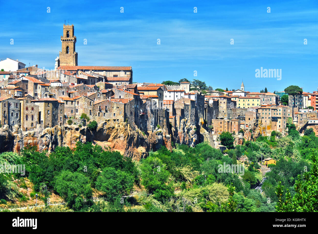 City of Pitigliano in Tuscany, Italy Stock Photo - Alamy