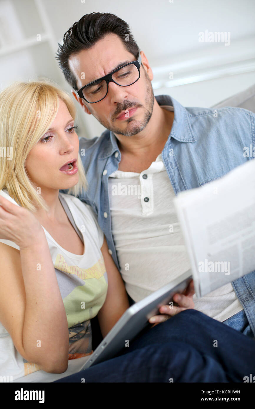 Horrified Couple