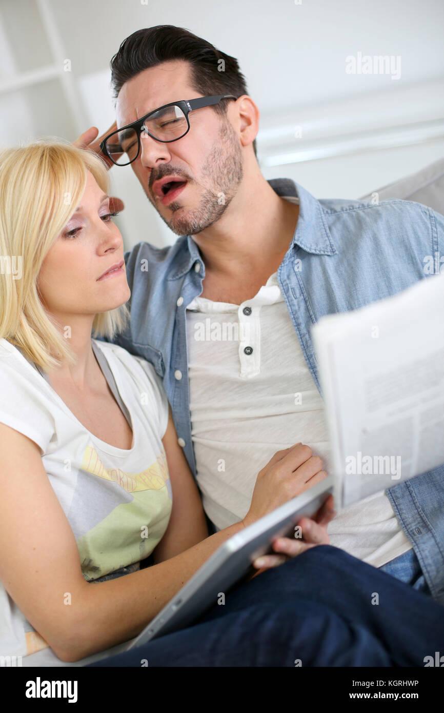 Horrified look hi-res stock photography and images - Alamy