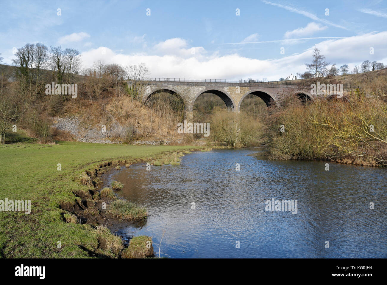 Monsal dale derbyshire peak district national park landscape wye valley ...