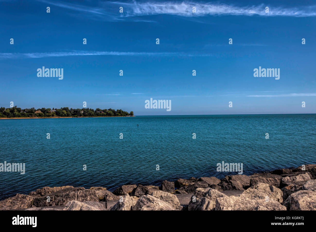 Lake Michigan Inlet Stock Photo - Alamy