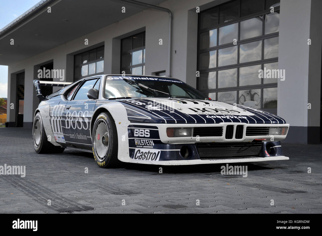 BMW M1 Procar classic German race car in Boss colours Stock Photo - Alamy