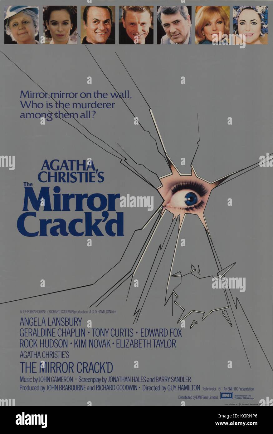 The Mirror Crack'd (1980) Film poster Date: 1980 Stock Photo - Alamy