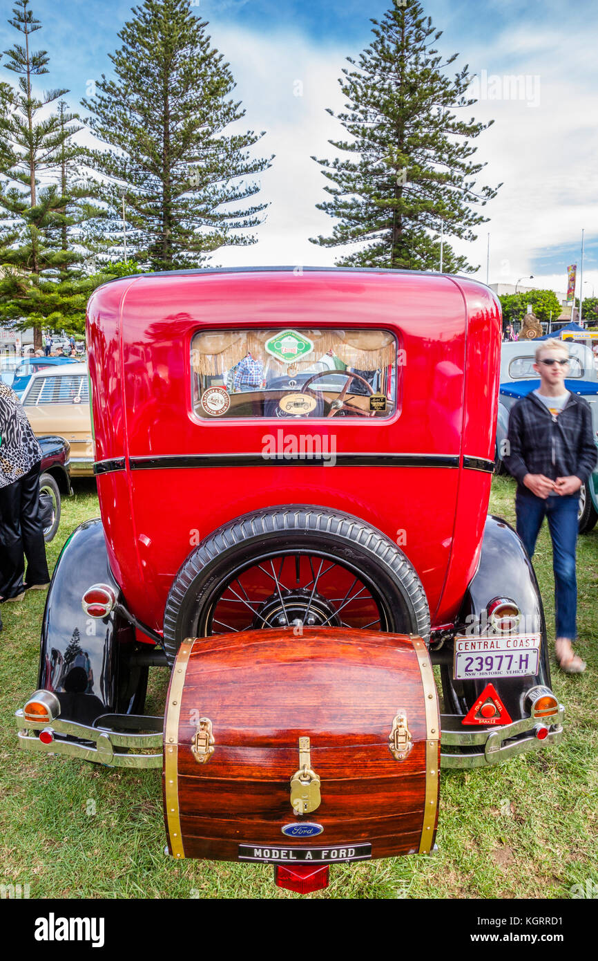 fancy barrel boot at a vintage Ford during Heritage Day antique car ...