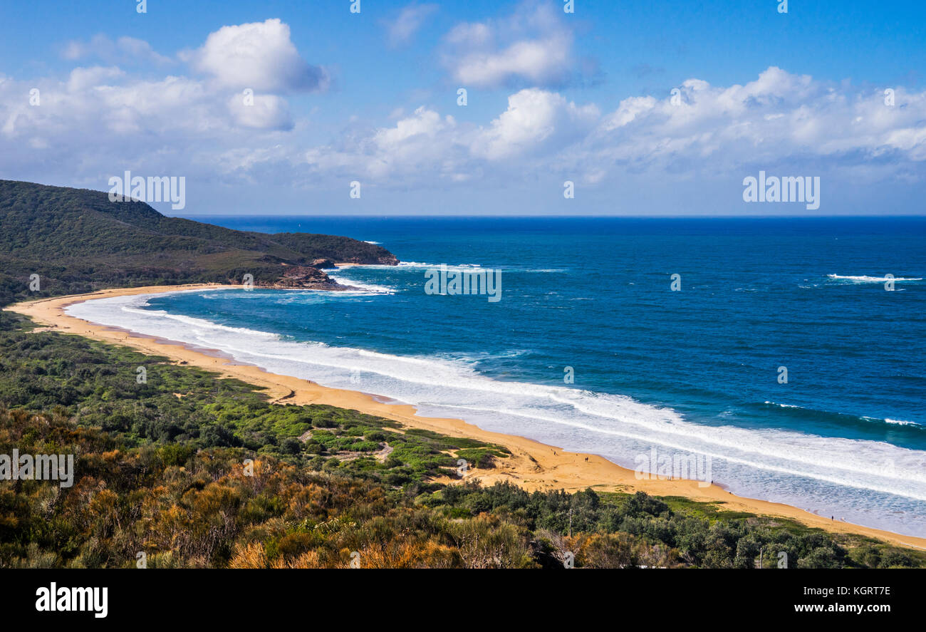 Australia, New South Wales, entral Coast, Bouddi National Park, view of ...