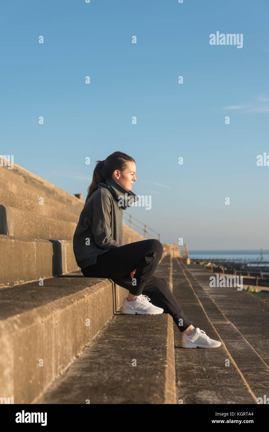 Female sea sit hi-res stock photography and images - Alamy