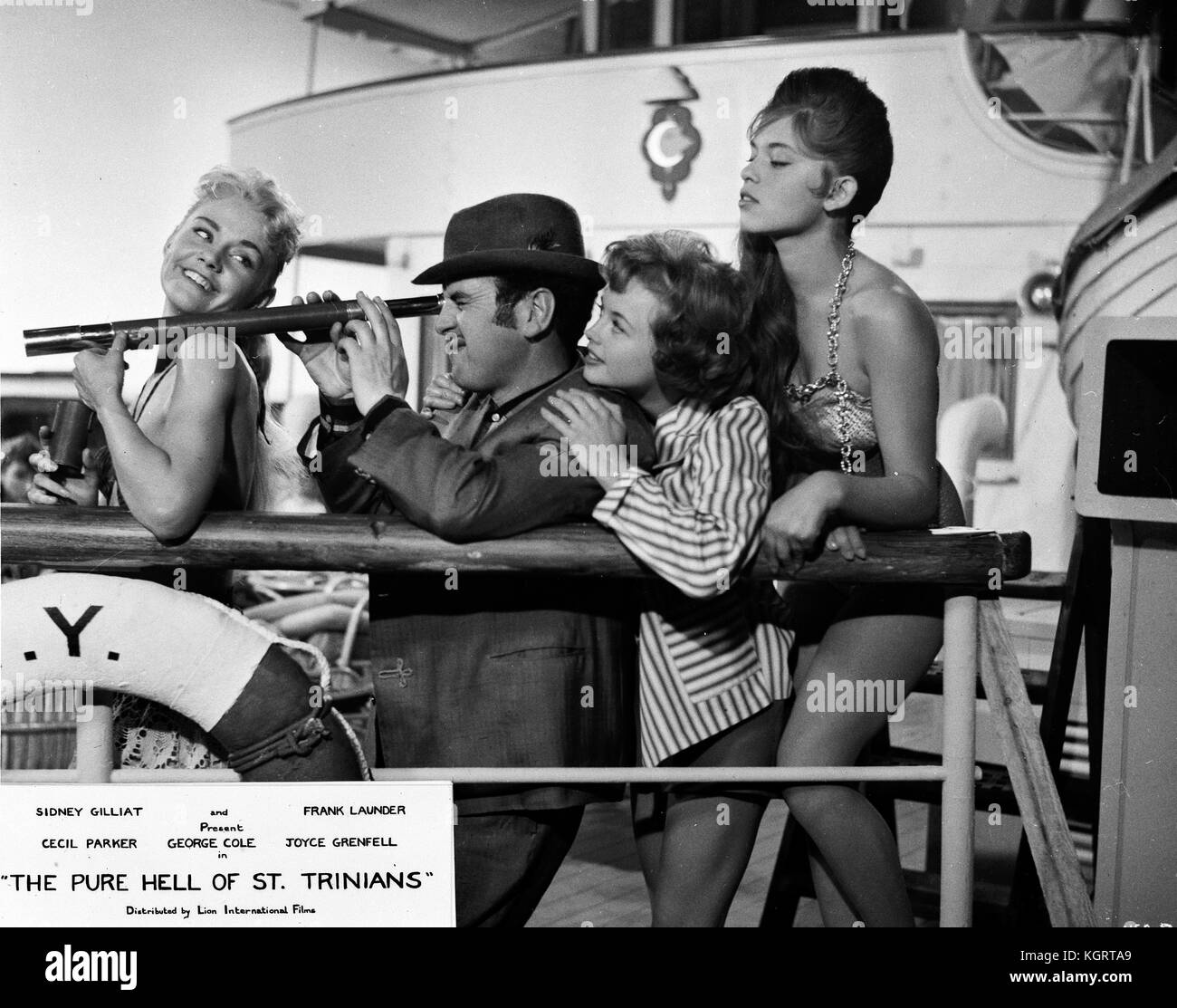 Pure Hell of St Trinian's (1960) , George Cole , Dawn Beret, Erica Rogers Stock Photo - Alamy