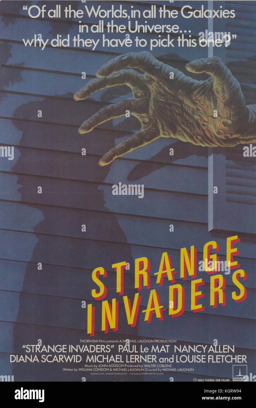 Strange Invaders (1983) Film poster Date: 1983 Stock Photo - Alamy