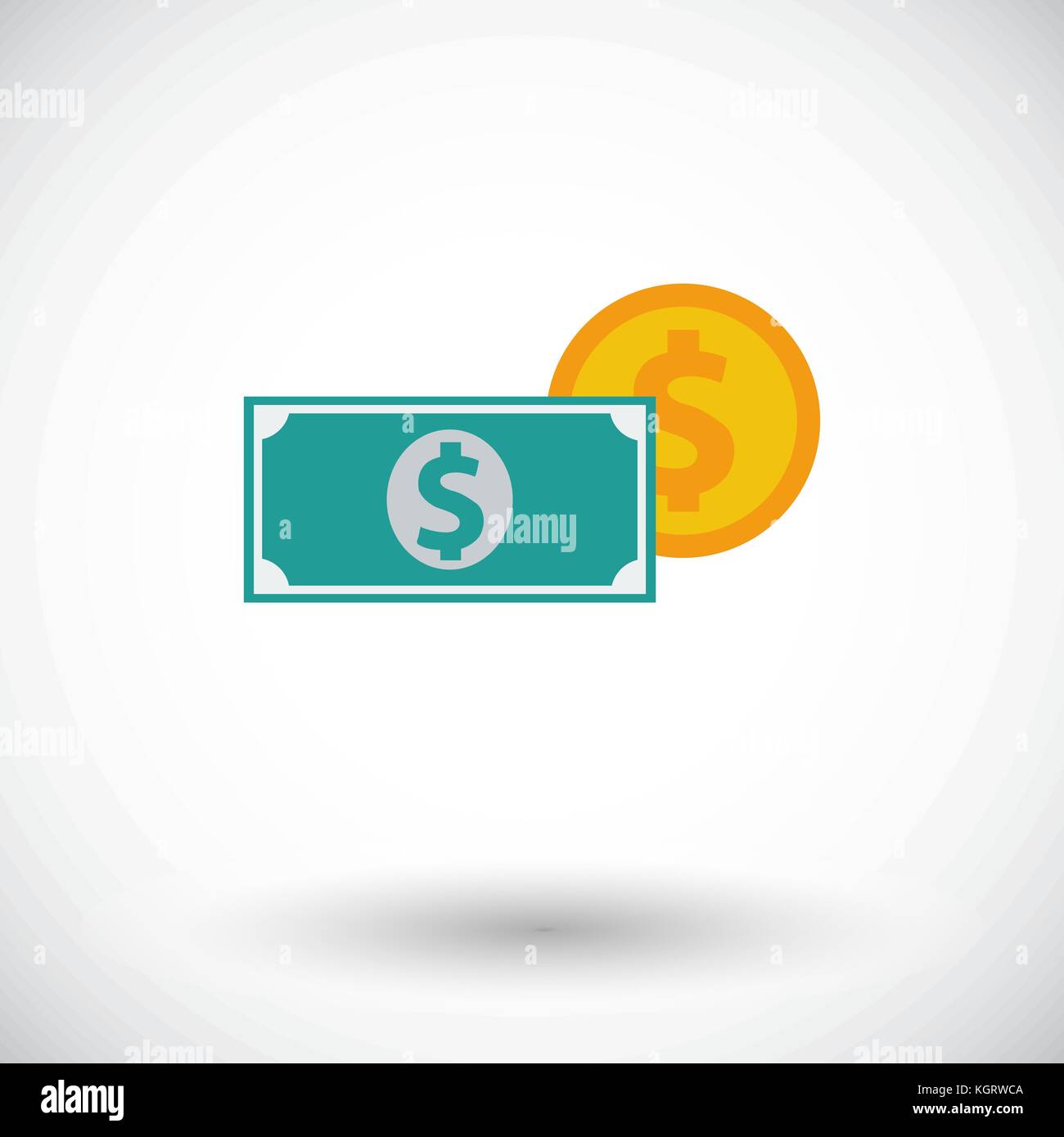 Dollar sign medallion Stock Vector Images - Alamy