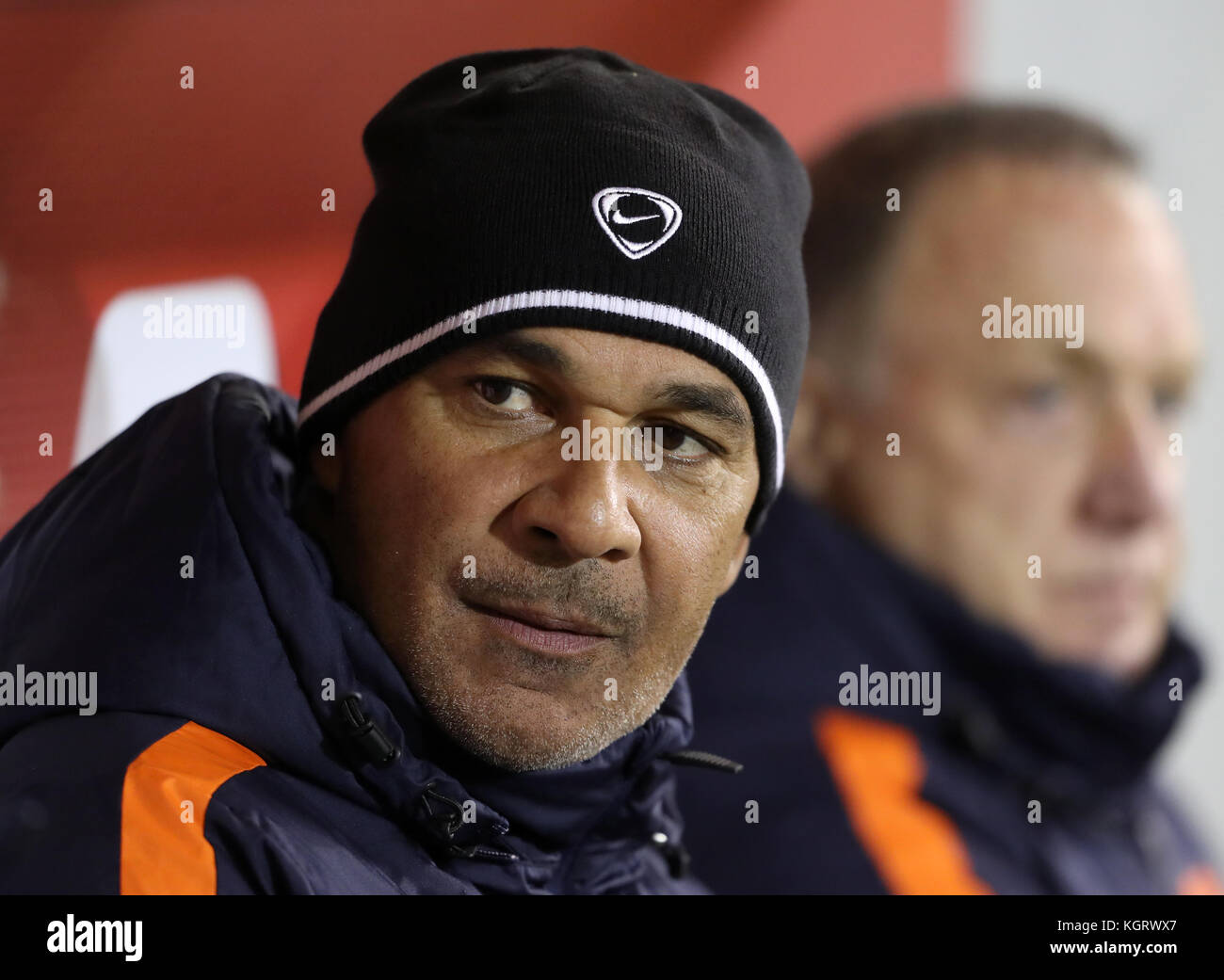 Netherlands assistant manager Ruud Gullit before the International ...