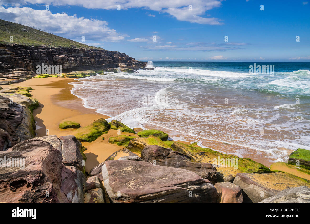 Australia, New South Wales, Central Coast, Bouddi National Park, view ...