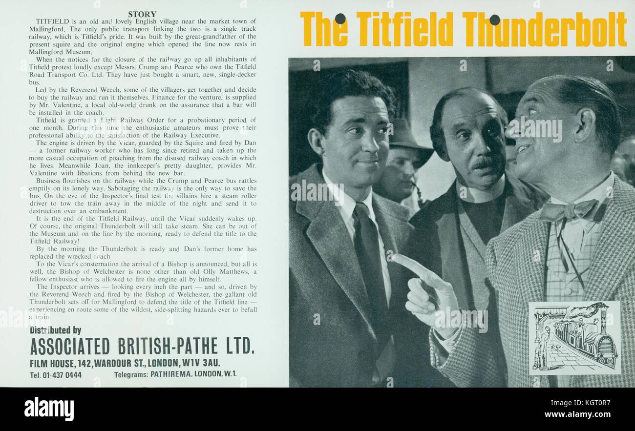 The Titfield Thunderbolt (1953 Stock Photo - Alamy