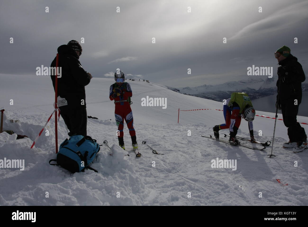 Skimountaineering World Cup Tromsø , Randonee Racing Stock Photo - Alamy