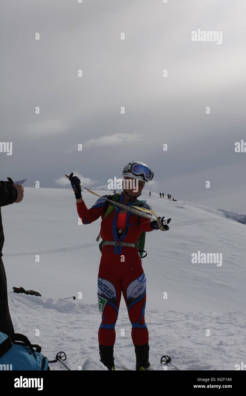 Skimountaineering World Cup Tromsø , Randonee Racing Stock Photo - Alamy