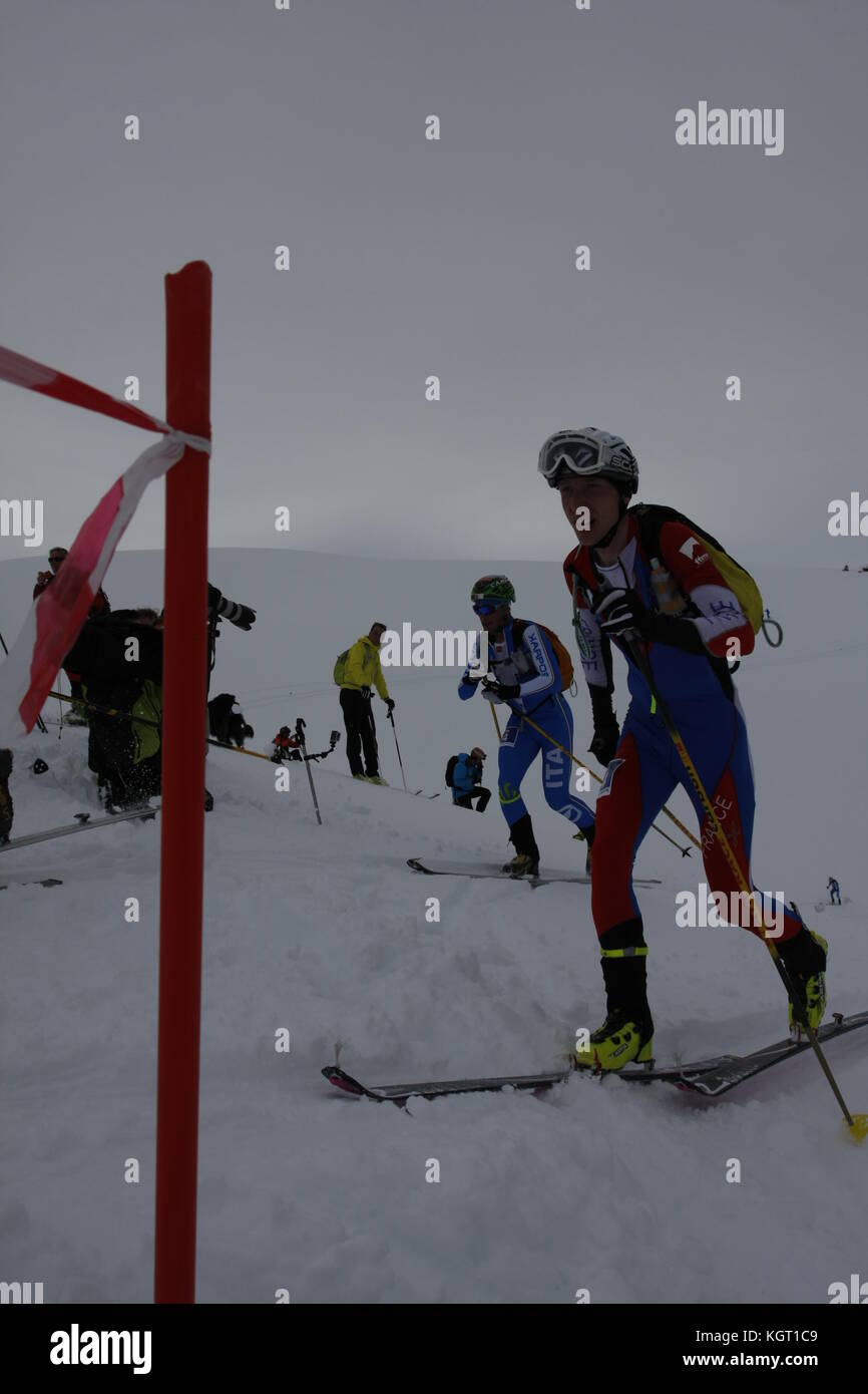 Skimountaineering World Cup Tromsø , Randonee Racing Stock Photo - Alamy