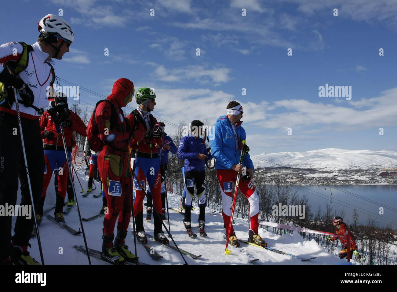 Skimountaineering World Cup Tromsø , Randonee Racing Stock Photo - Alamy