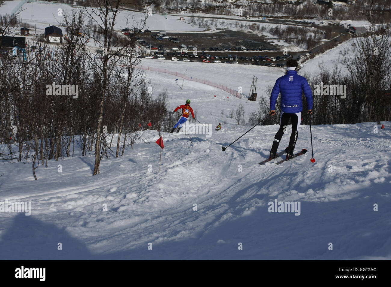 Skimountaineering World Cup Tromsø , Randonee Racing Stock Photo - Alamy