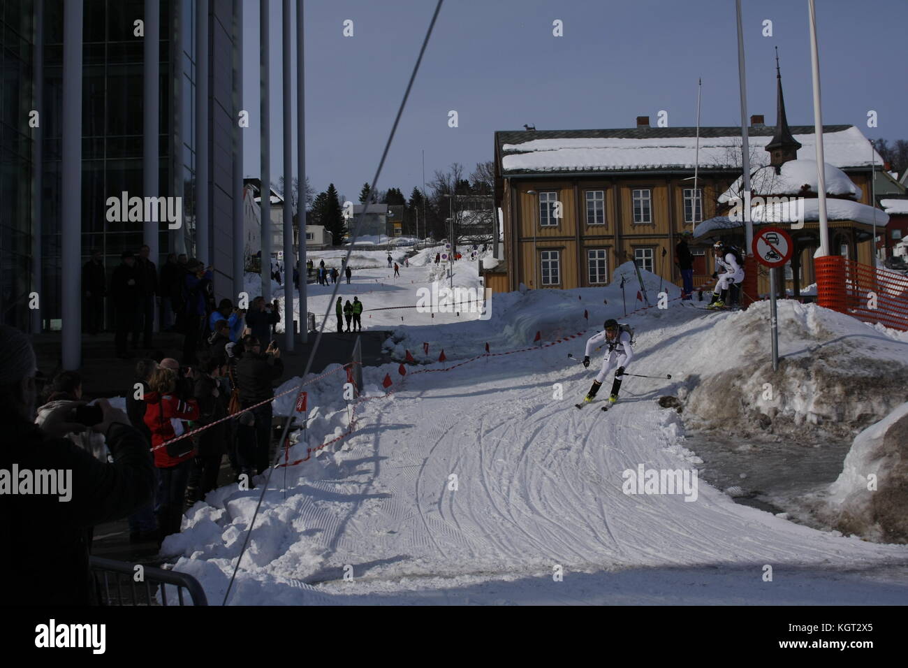 Skimountaineering World Cup Tromsø , Randonee Racing Stock Photo - Alamy