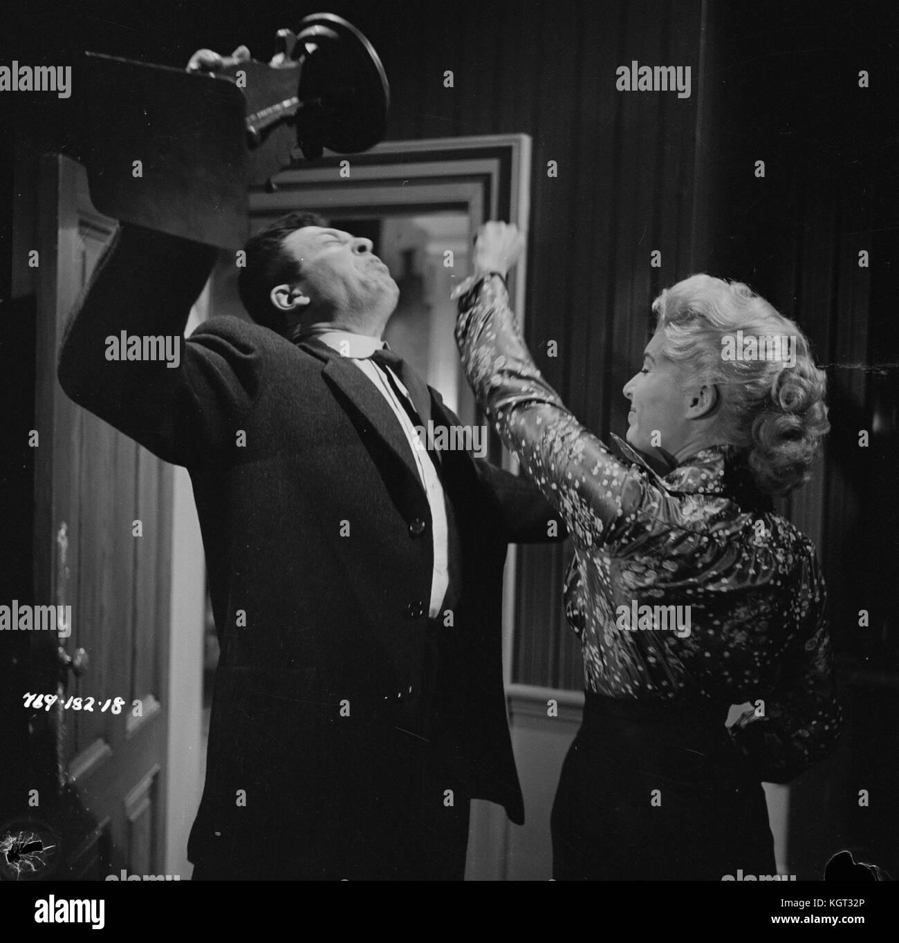 Who Done It (1956) ,Belinda Lee, George Margo Stock Photo - Alamy
