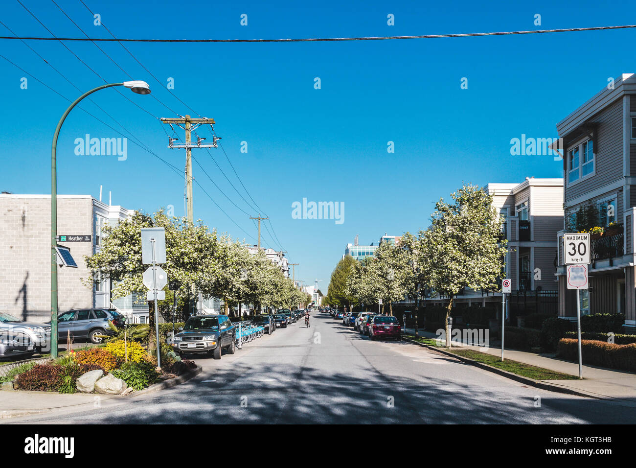Photo of Residential Streets of Vancouver, BC, Canada Stock Photo - Alamy