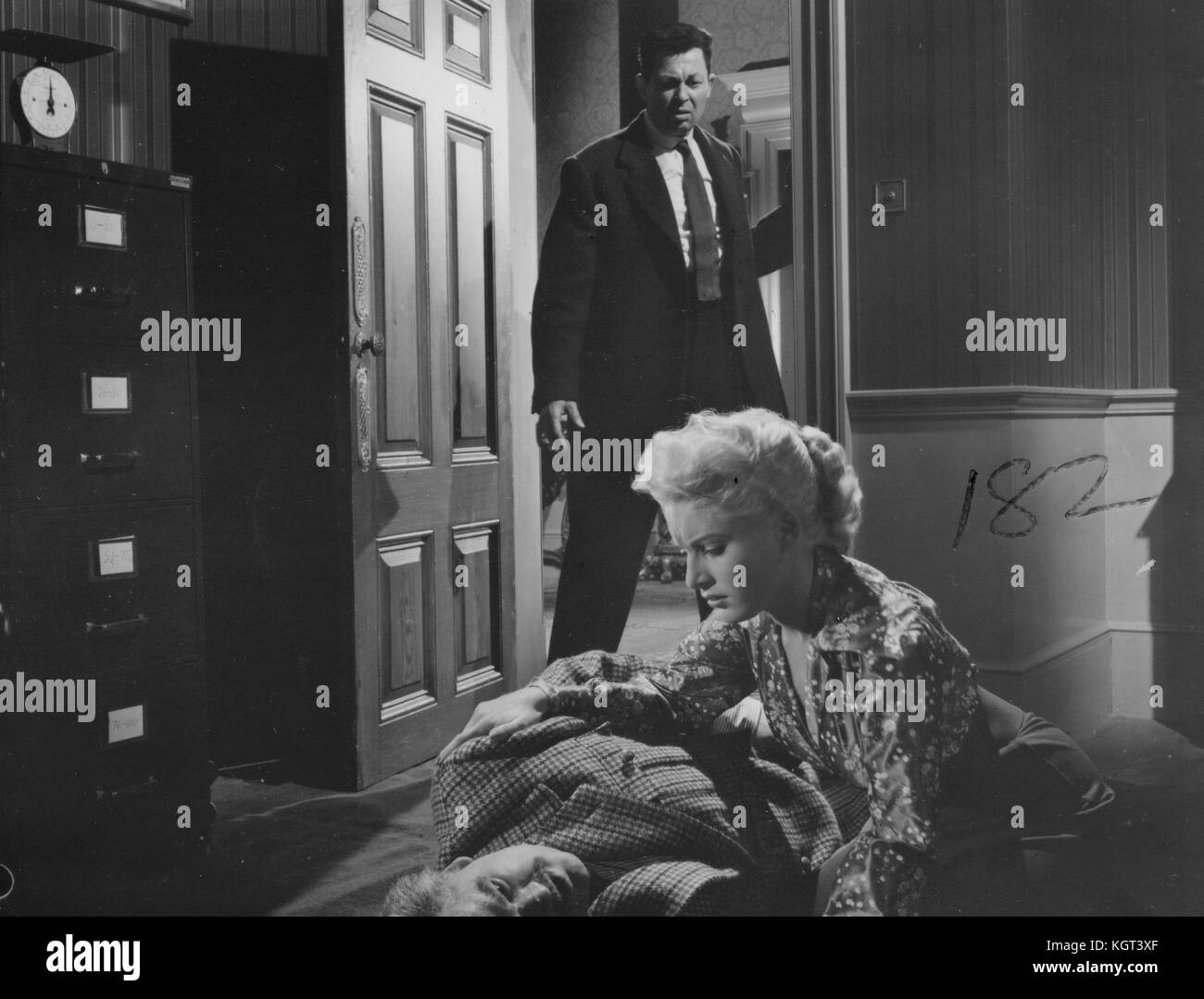 Who Done It (1956) Belinda Lee, George Margo Stock Photo - Alamy