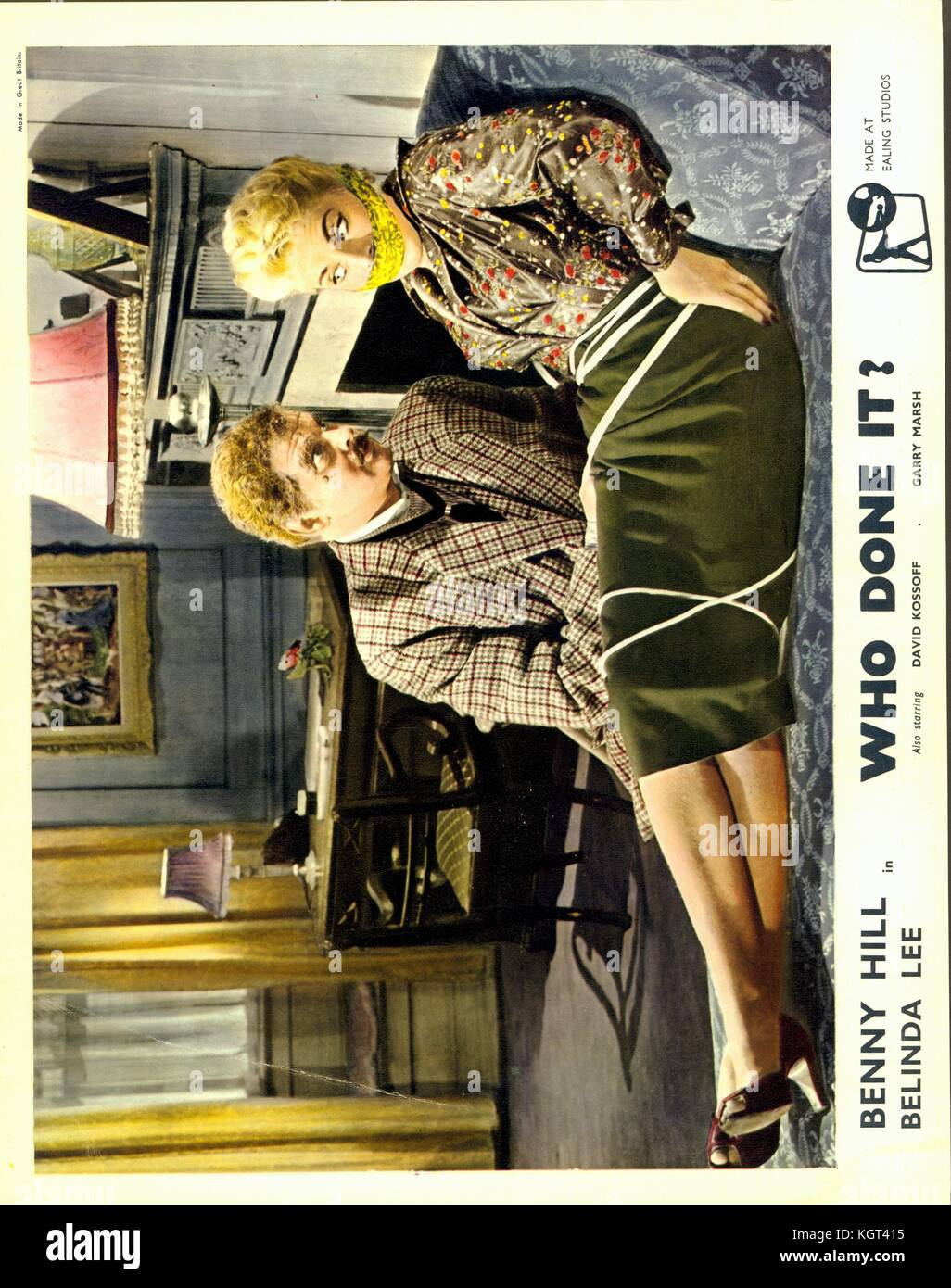 Who Done It (1956) Belinda Lee, Denis Shaw Stock Photo - Alamy