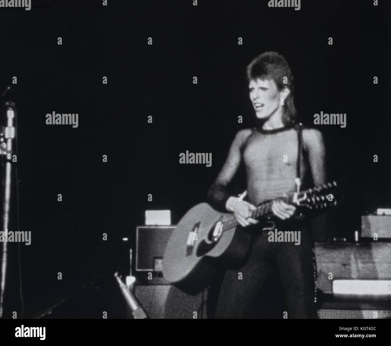 Ziggy Stardust and the Spiders from Mars (1973)David Bowie Date: 1973 Stock Photo - Alamy