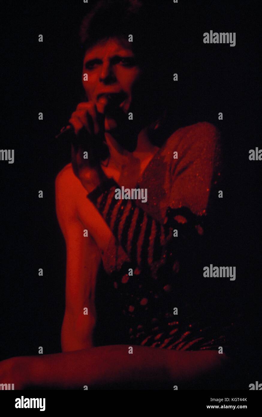 Ziggy Stardust and the Spiders from Mars (1973)David Bowie Date: 1973 Stock Photo - Alamy