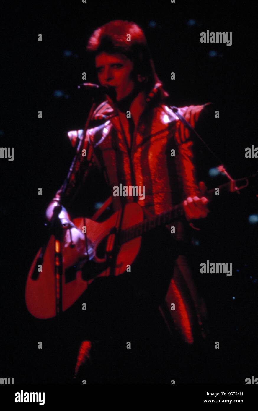 Ziggy Stardust and the Spiders from Mars (1973)David Bowie Date: 1973 Stock Photo - Alamy