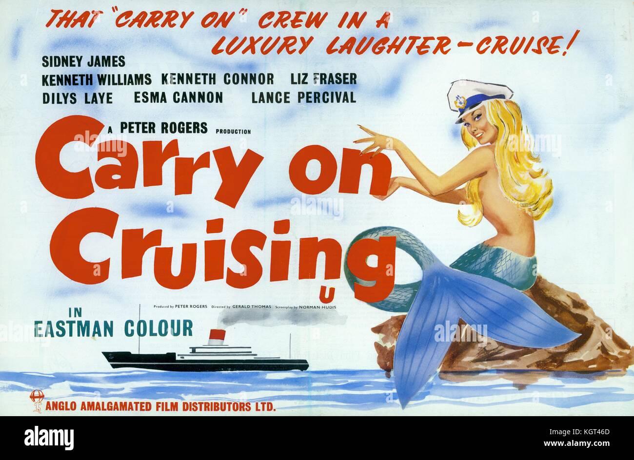 Carry on Cruising (1962) , Film poster Stock Photo - Alamy