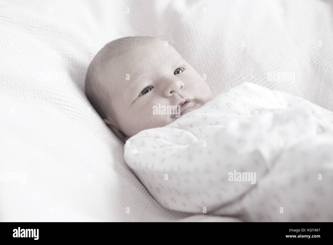 New born baby girl Stock Photo - Alamy