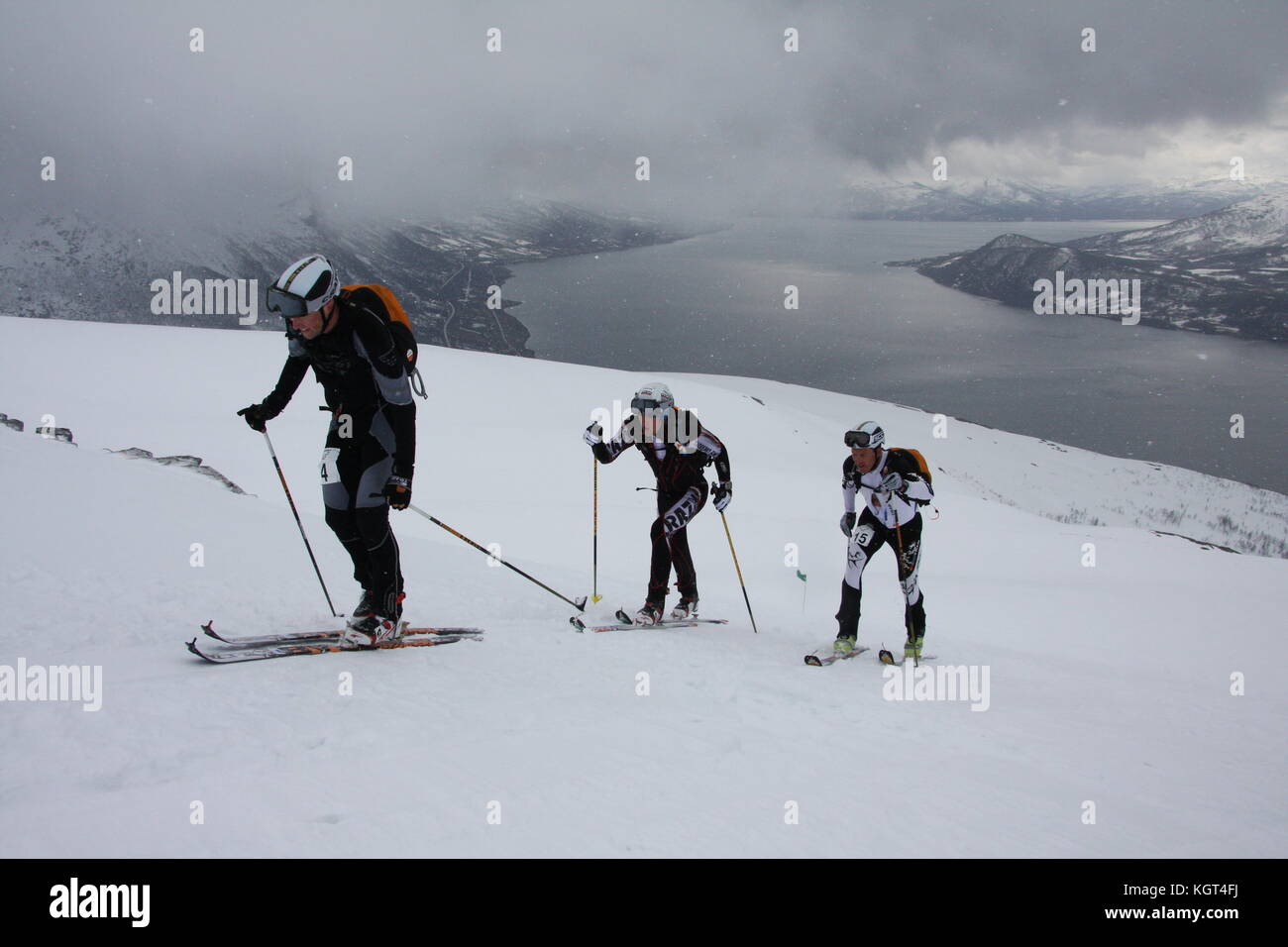 Skimountaineering World Cup Tromsø , Randonee Racing Stock Photo - Alamy