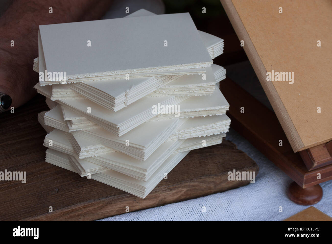 stack of old paper Stock Photo - Alamy