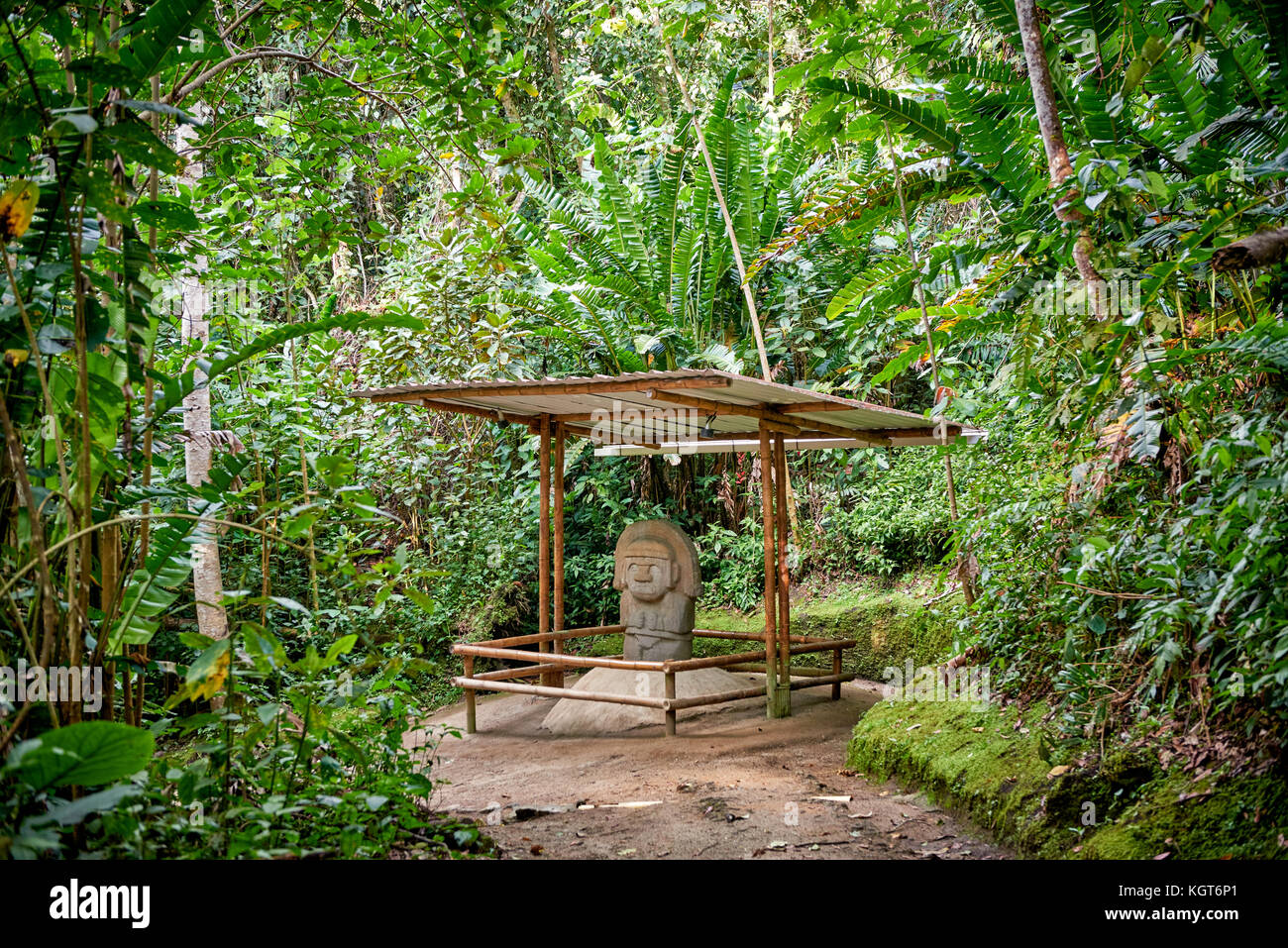 Bosque De Estatuas in archaeological park Parque Arqueologico De San ...