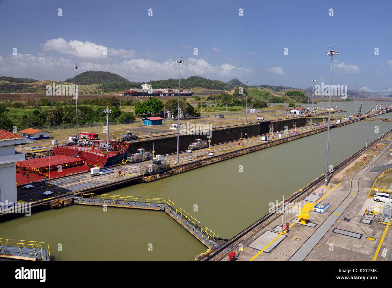 Views of the Panama Canal Stock Photo - Alamy