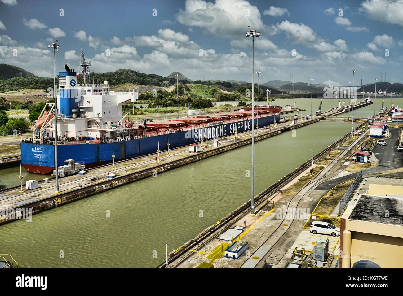 Views of the Panama Canal Stock Photo - Alamy