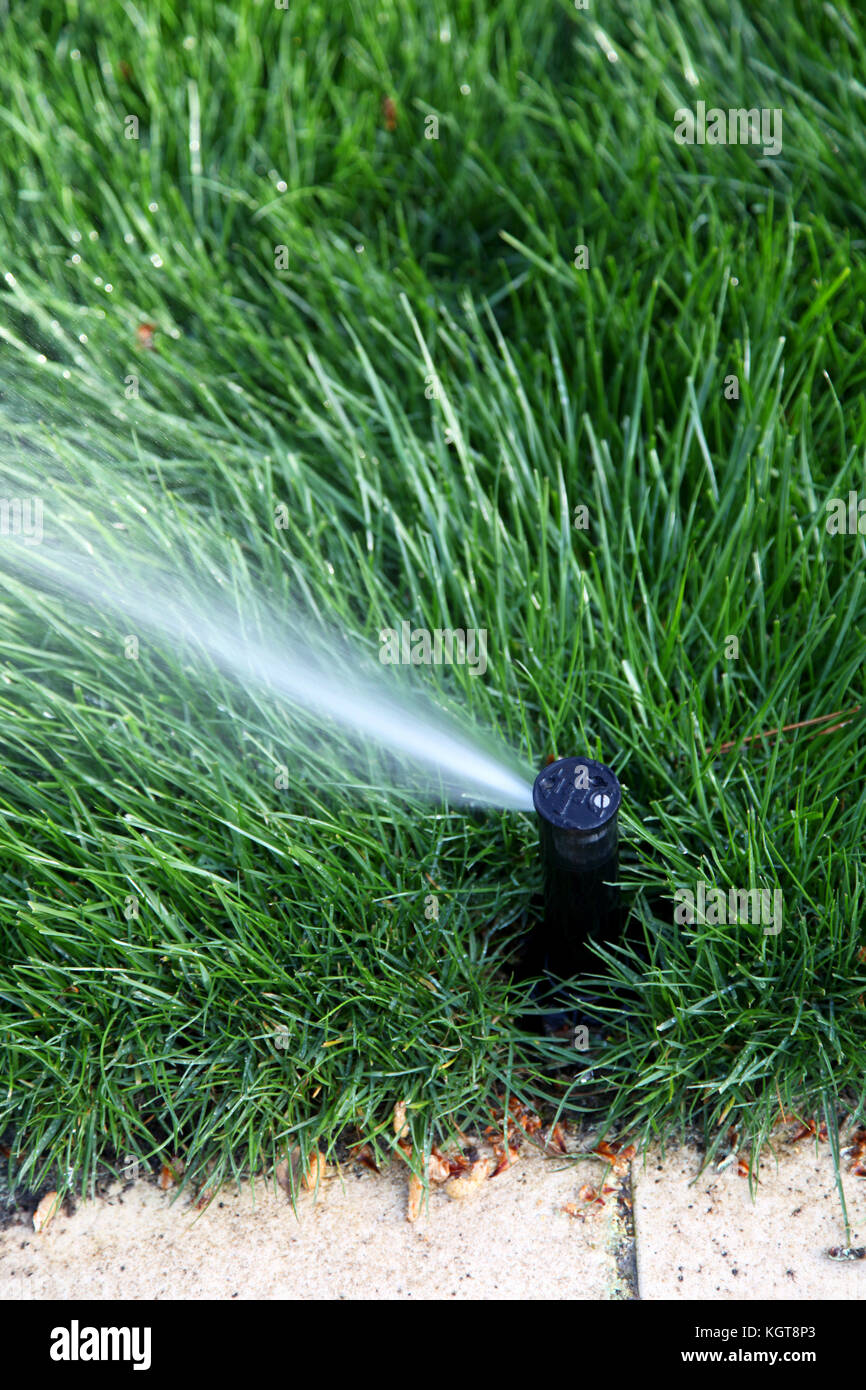 Closeup on sprinkler Stock Photo - Alamy