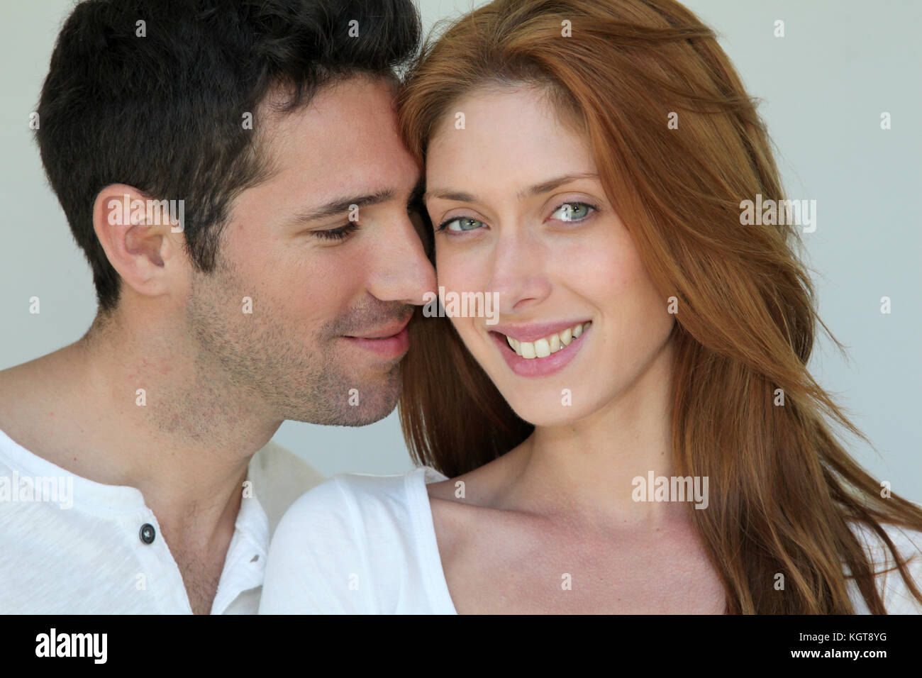 Portrait of in love couple Stock Photo - Alamy