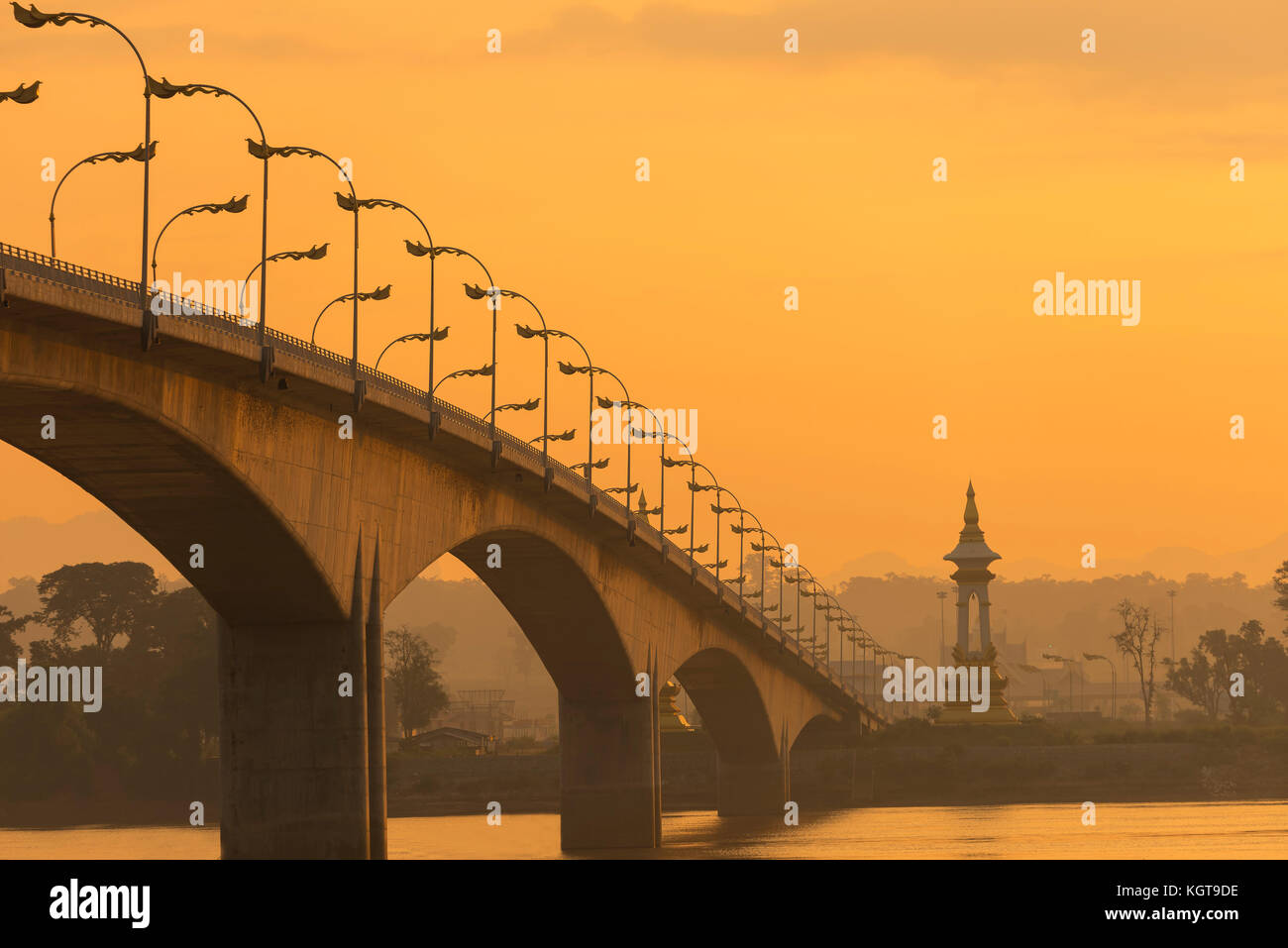Friendship bridge laos hi-res stock photography and images - Alamy