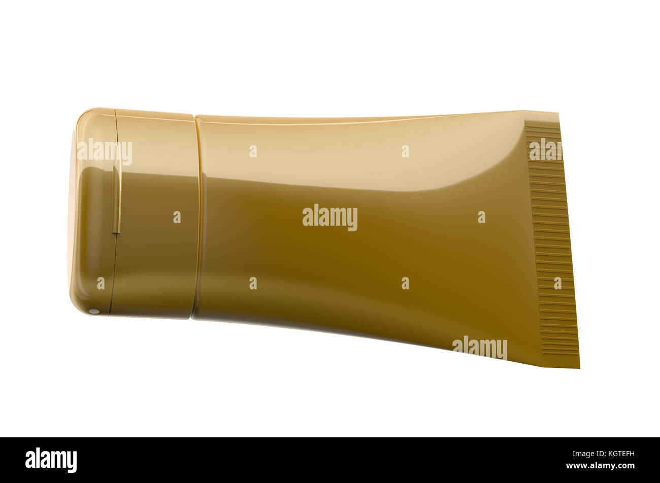 3D render facial cleanser mockup, face wash container tube template in ...