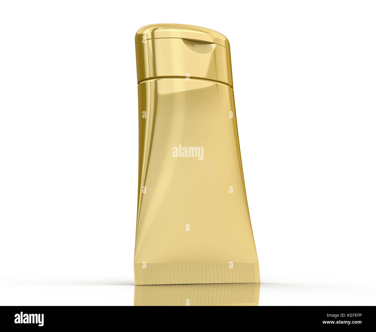 3D render facial cleanser mockup, face wash container tube template in ...