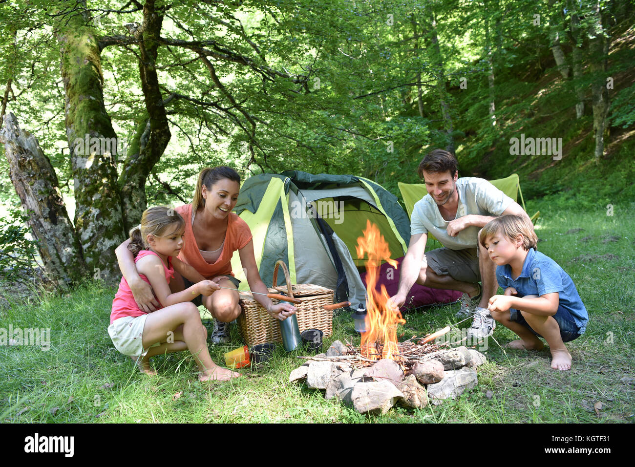 Family Camping Photography