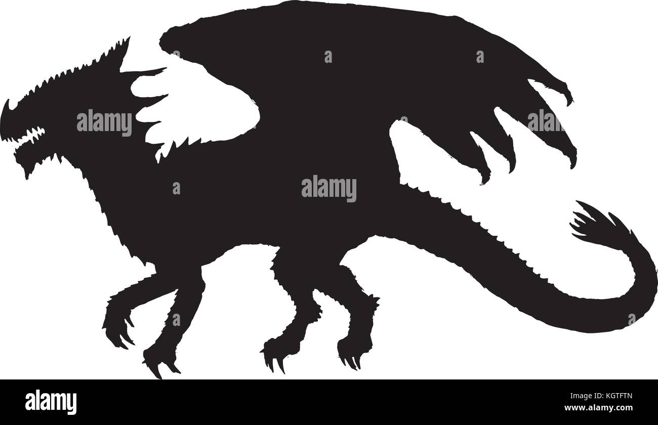 Dragon vector design Stock Vector Image & Art - Alamy