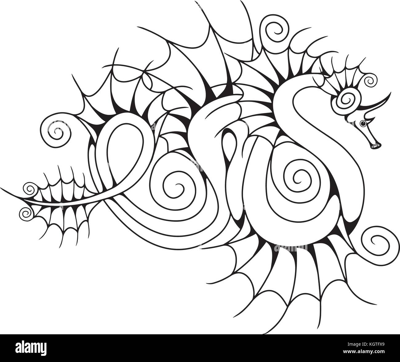 Dragon vector design Stock Vector Image & Art - Alamy