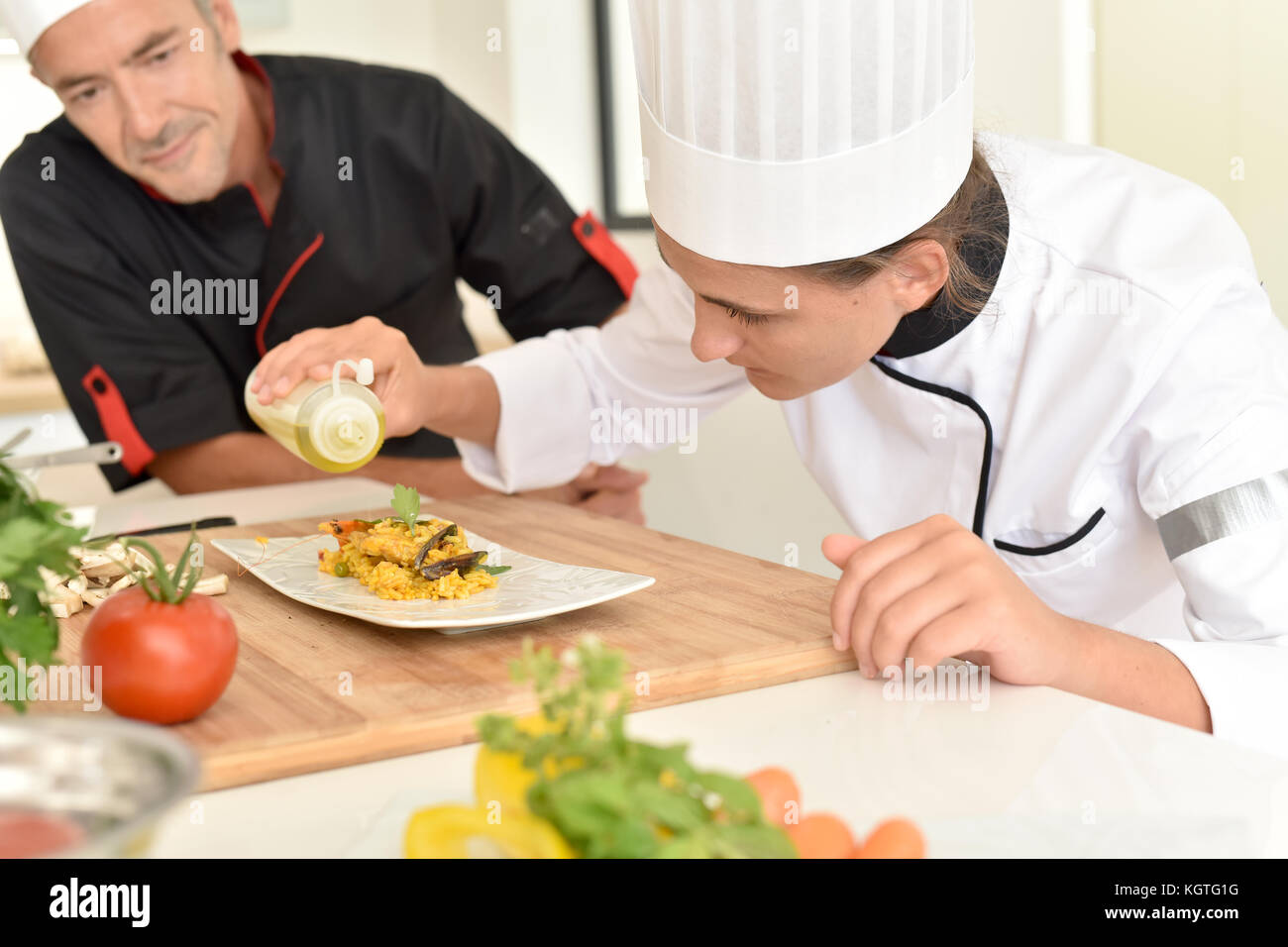 Cook training hi-res stock photography and images - Alamy