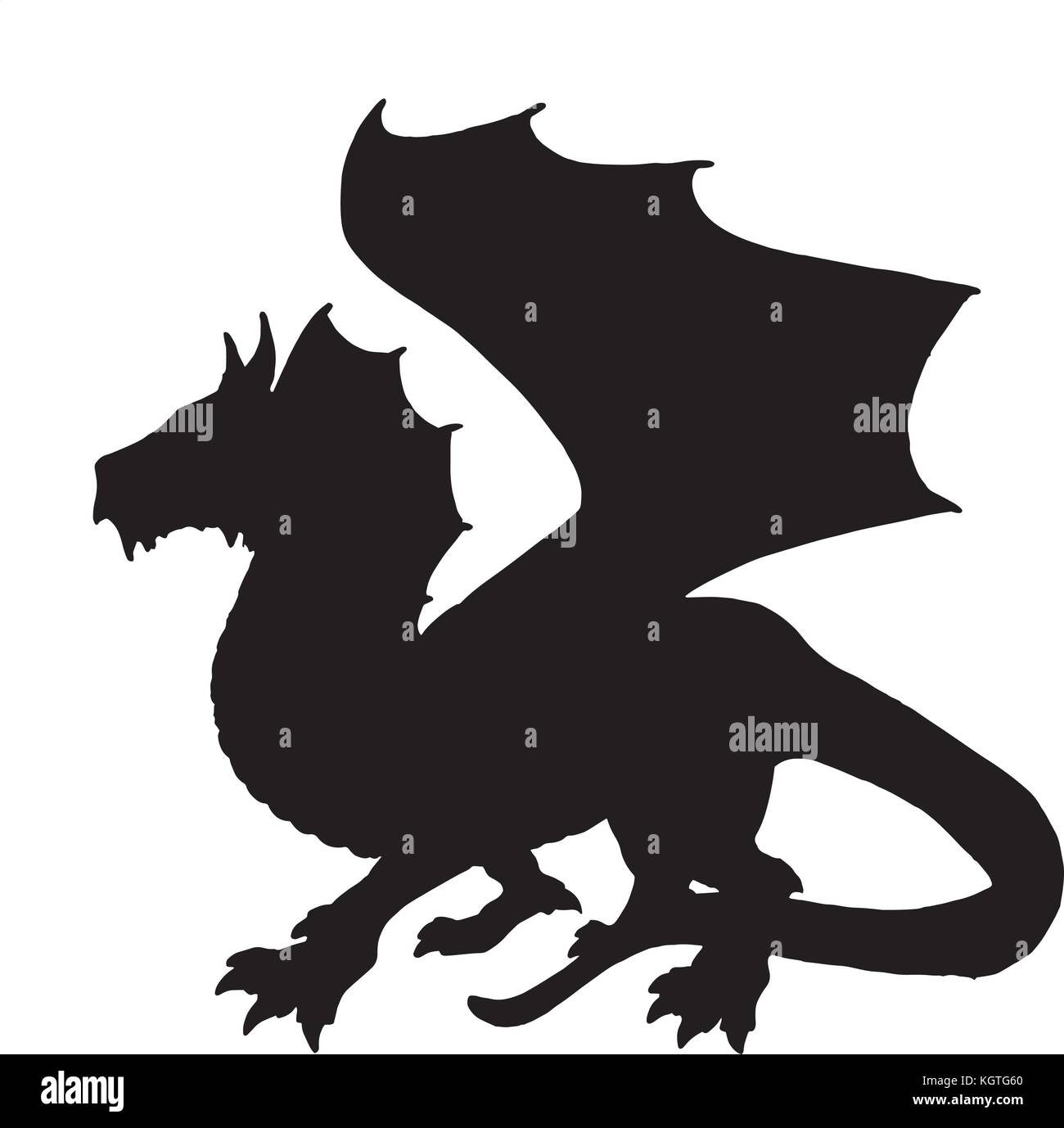 Dragon vector design Stock Vector Image & Art - Alamy