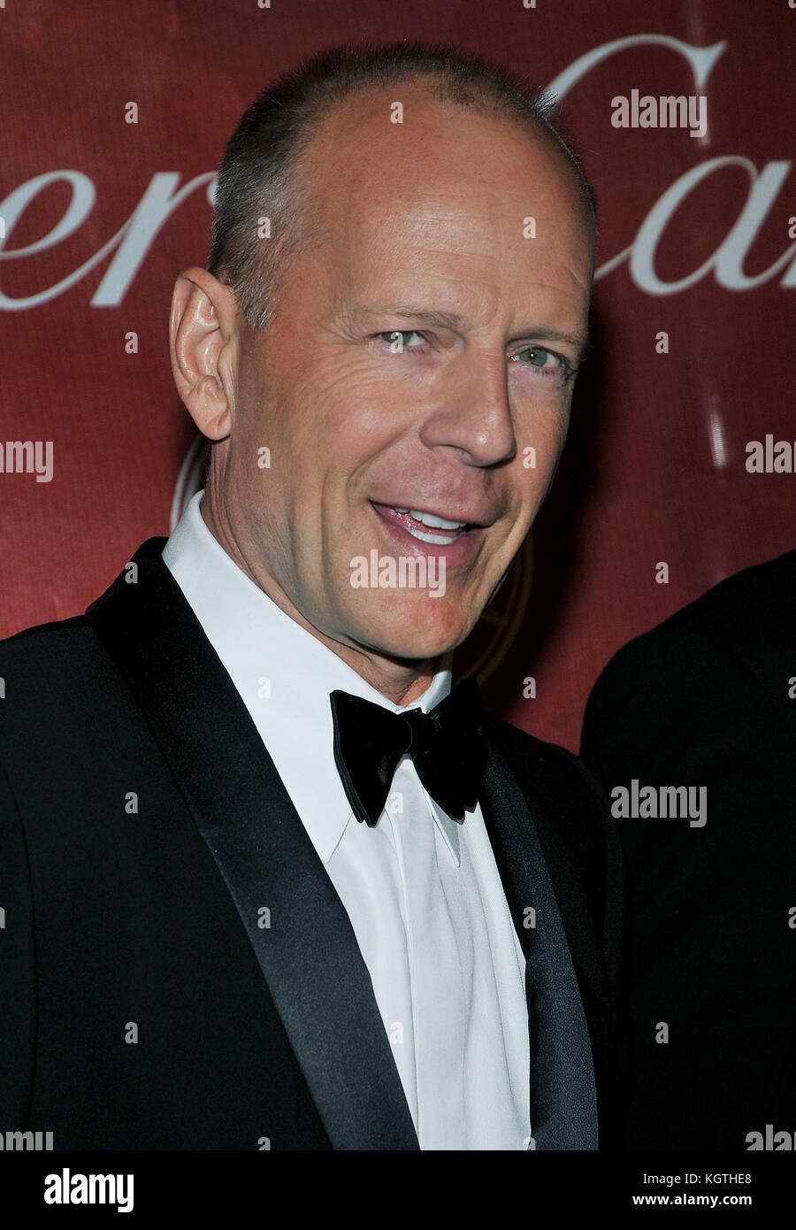 Bruce Willis arriving at the PALMS SPRING Film Festival, Convention ...