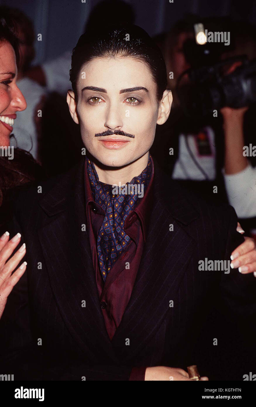 Moore Demi - moustacheDemi Moore - = People, , Headshot, , Premiere ...