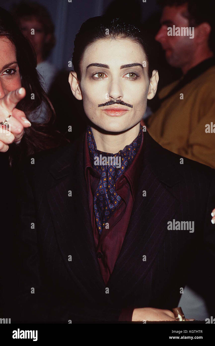 Moore Demi - moustacheDemi Moore - = People, , Headshot, , Premiere ...