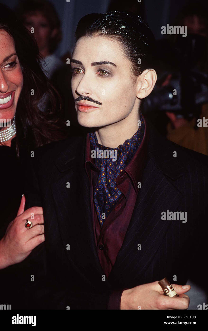 Moore Demi - moustacheDemi Moore - = People, , Headshot, , Premiere ...